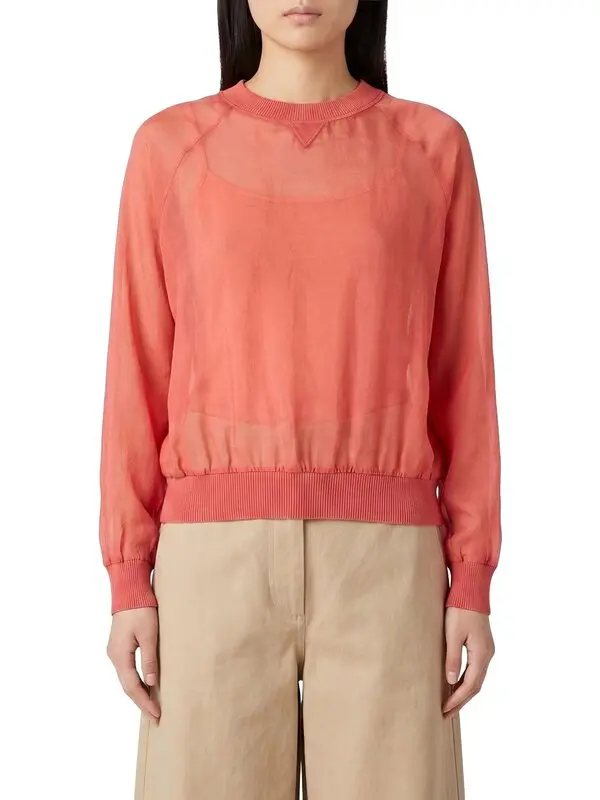 Aspesi Cotton Voile Top - Orange