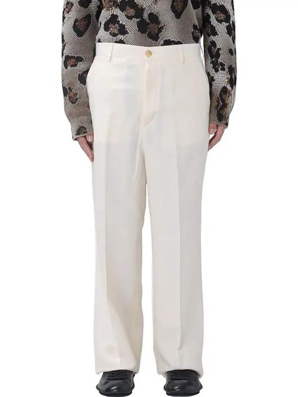 LANEUS Tailored Trousers - White