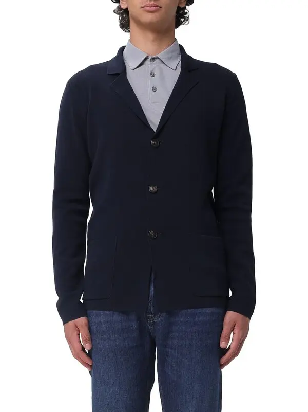 ZANONE Cardigan Jacket - Blue
