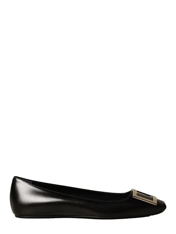 ROGER VIVIER Trompette Ballet Flats - Black