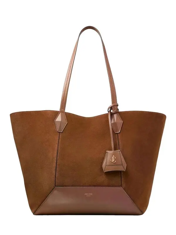 JIMMY CHOO Diamond Medium Tote Bag - Brown