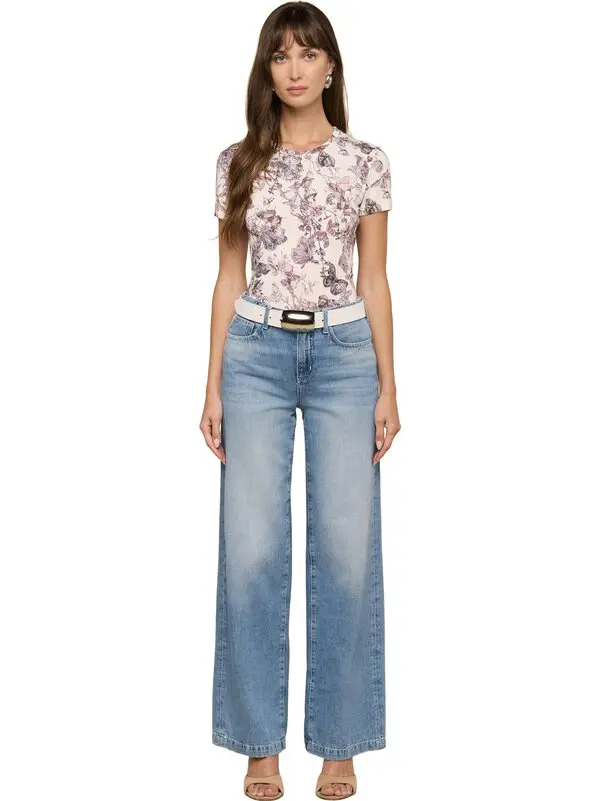 L'Agence Scottie Wide-leg Jean - Grant