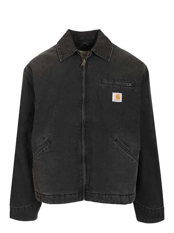Carhartt Work In Progress Denim Zip Jacket - Black