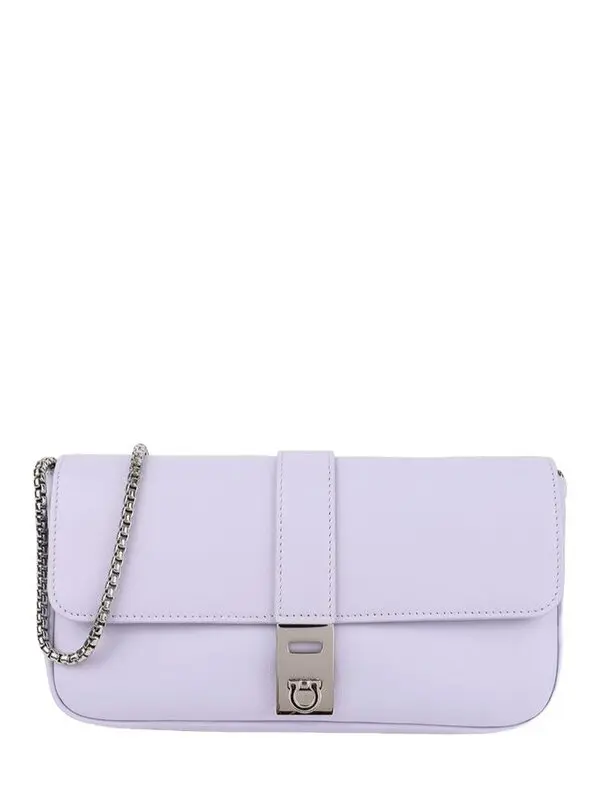 FERRAGAMO Mini Chain Crossbody Bag - Lavender
