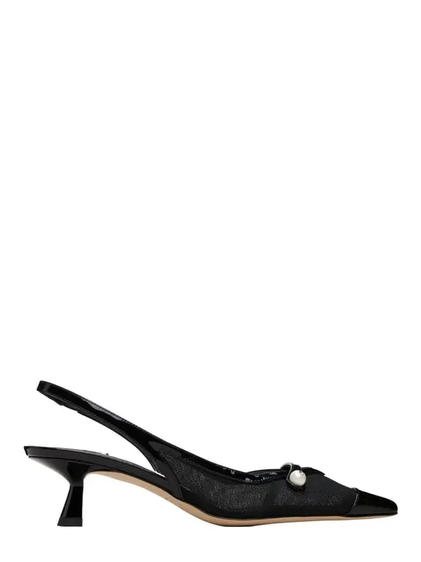 JIMMY CHOO Amita Slingback High Heels - Black