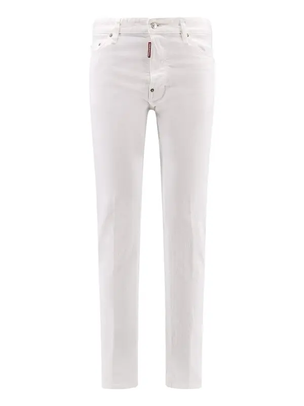 Dsquared2 Slim-fit Straight-leg Jeans - White