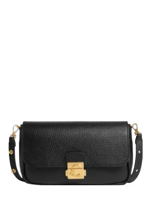 COCCINELLE C-me Lock Mini Shoulder Bag - Black