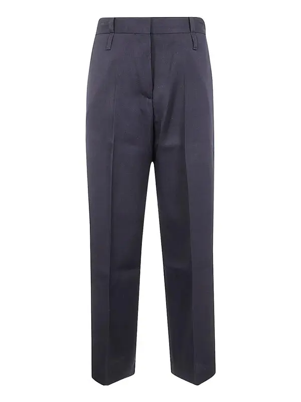 Studio Nicholson Baier Straight Leg Trousers - Deep Navy Blue