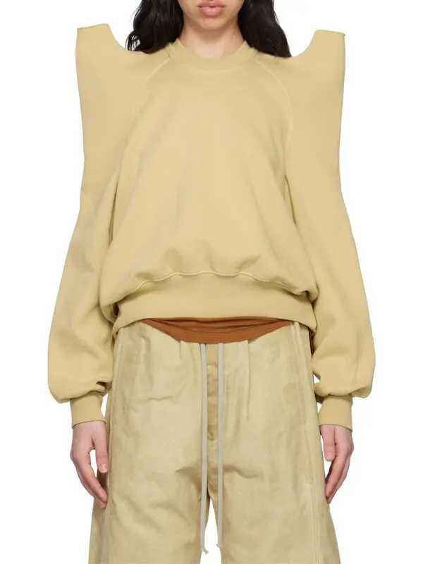 Rick Owens Hollywood Tecsweat Sweatshirt - Beige