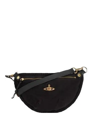 VIVIENNE WESTWOOD Logo Plaque Crossbody Bag - Black
