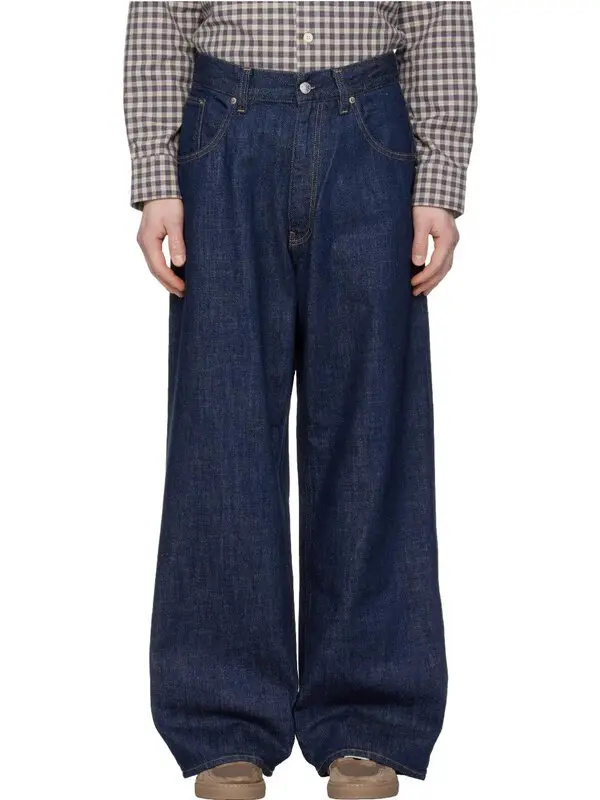 SUNFLOWER Super Wide Jeans - Blue
