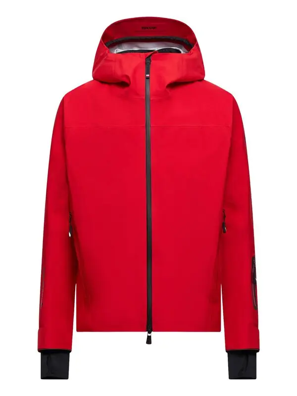 Moncler Hinterburgs Hooded Ski Jacket - Red