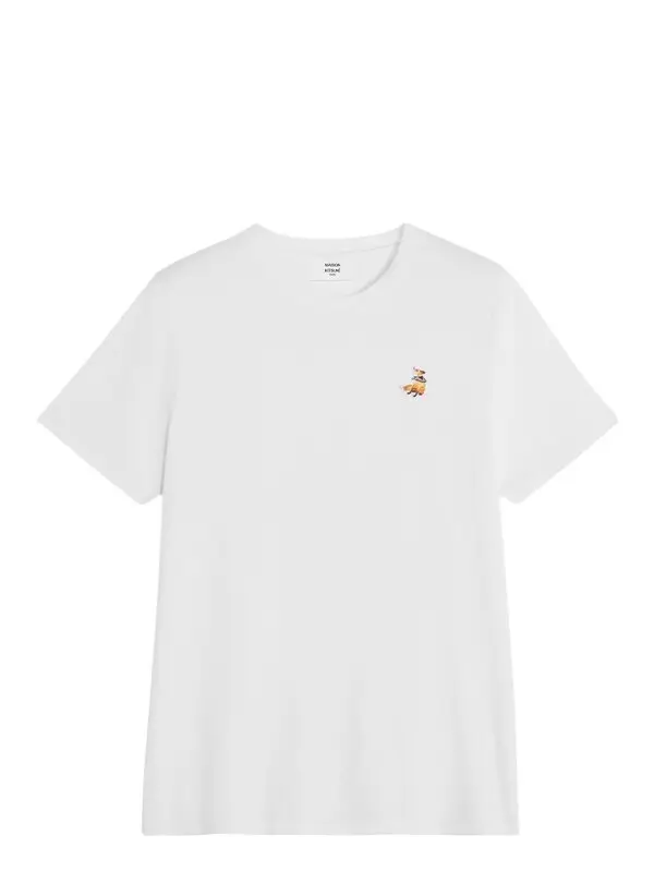 Maison Kitsuné Fox Patch T-shirt - White