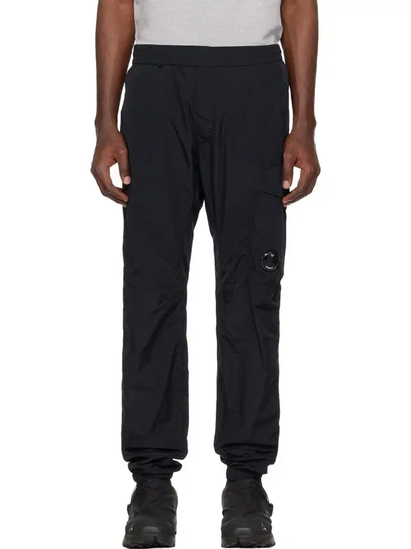 C.P. COMPANY Logo-appliqué Cargo Pants - Navy Blue