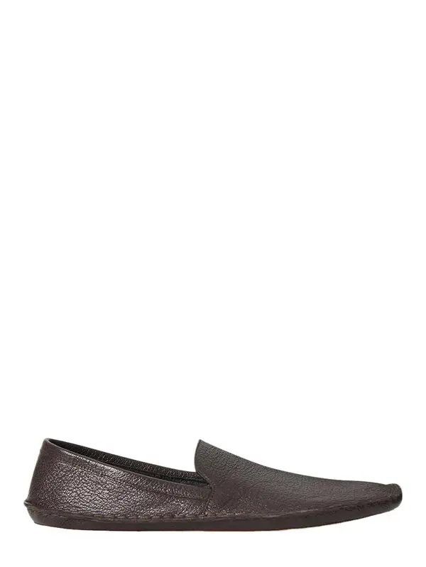 THE ROW Round-head Flat - Lacquer Brown