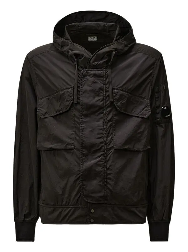 C.P. COMPANY Hooded Utility Jacket - Blue