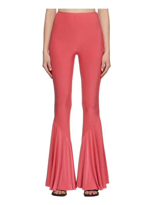 16Arlington High-waist Flare Pants - Red