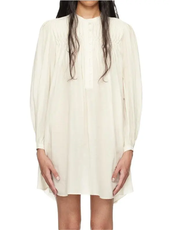 Isabel Marant Étoile Danael Round-neck Dress - White
