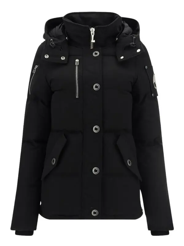 Moose Knuckles Knowlesville Down Jacket With Removable Hood - Black