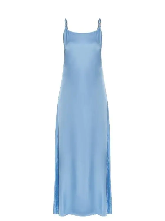 SAMSOE SAMSOE Sasinga Tie-strap Slip Maxi Dress - Air Blue