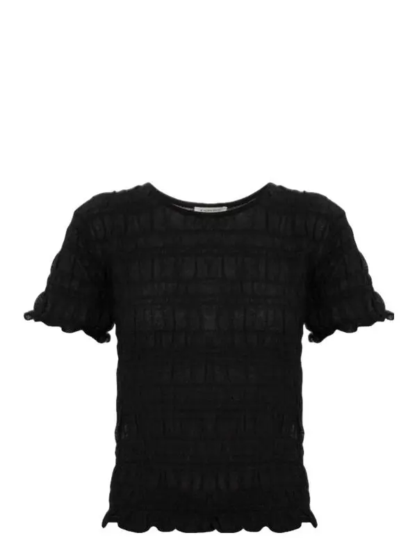 BY MALENE BIRGER Ella Crew-neck Top - Black