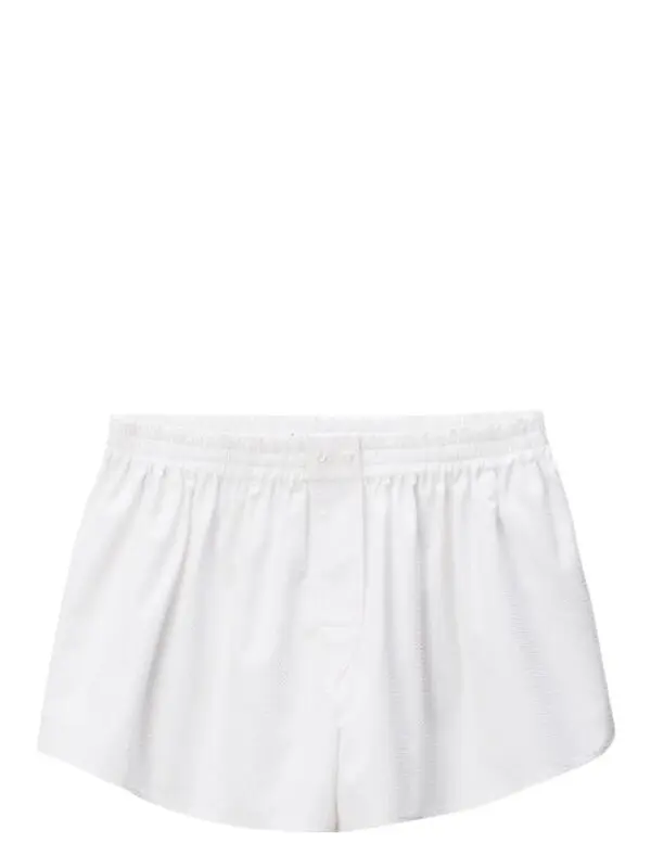 Alexander Wang Crystal-embellished Shorts - White