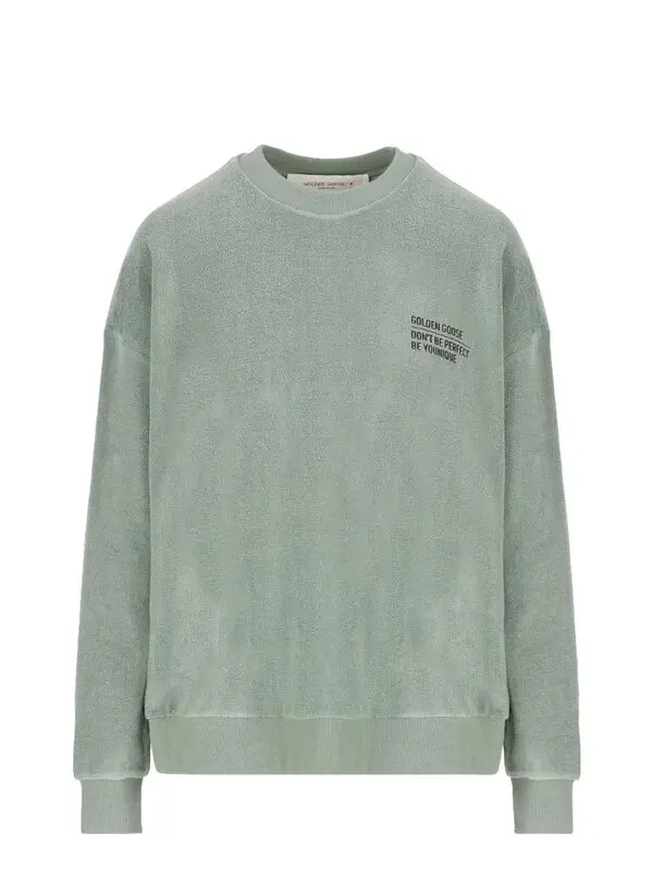 GOLDEN GOOSE Logo Print Sweatshirt - Gray