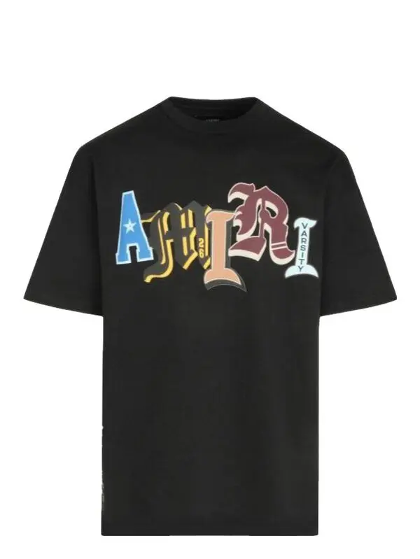 Amiri Crewneck Short-sleeved T-shirt - Black