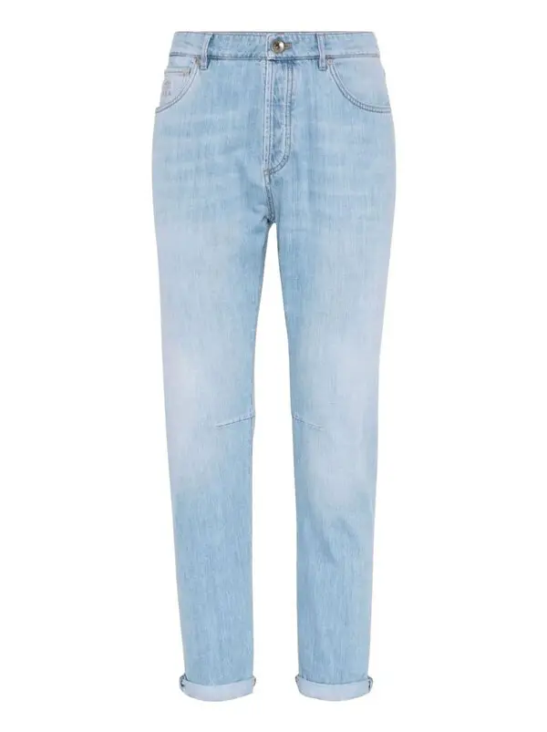 Brunello Cucinelli Straight-leg Jeans - Light Blue