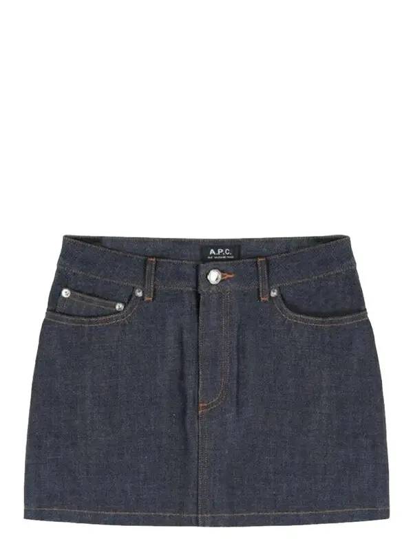 A.p.c. Denim Mini Skirt - Black