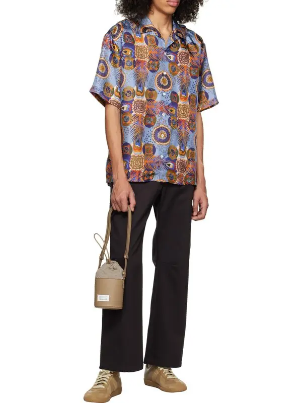 MAISON MARGIELA Drawstring Bucket Bag - Brown