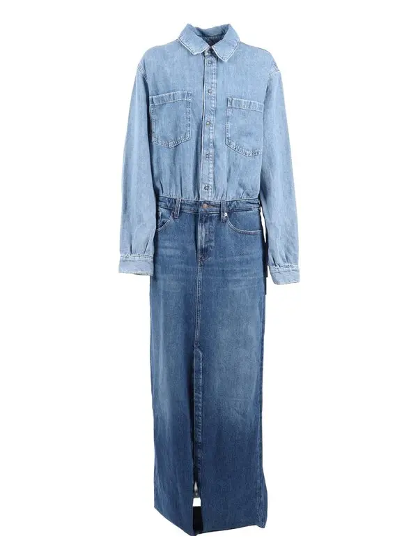 7 For All Mankind Denim Dress - Blue