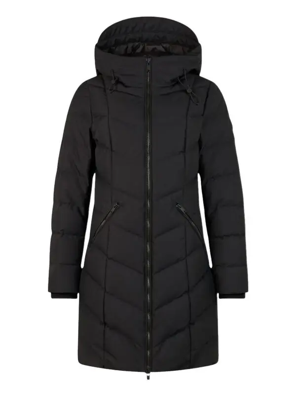 Moose Knuckles Cloud Logo Plaque Parka - Black