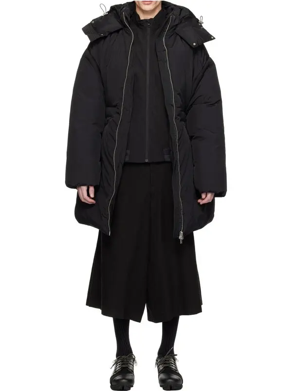 HELIOT EMIL Fortress Hooded Down Jacket - Black