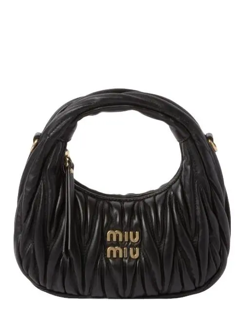 Miu Miu Wander Mini Bag - Black