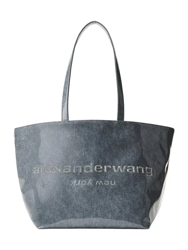 Alexander Wang Logo Tote Bag - Navy