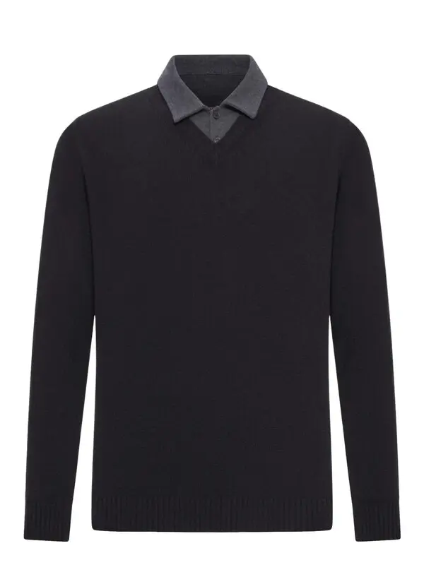 ROBERTO COLLINA Cotton-piquet Polo Shirt - Black
