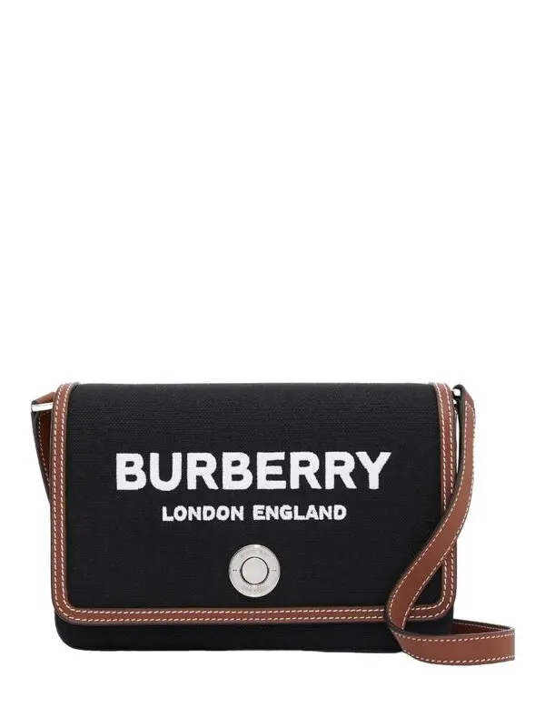 Burberry Small Logo-print Crossbody Bag - Black