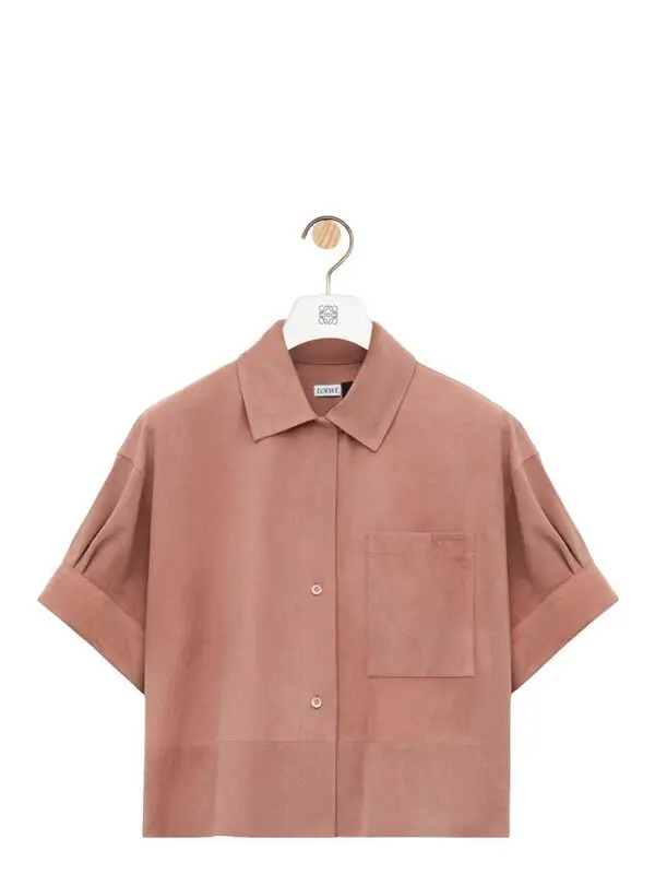 Loewe Short Sleeve Shirt - Light Pink