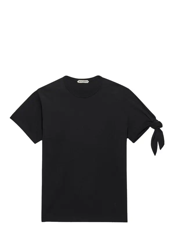 J.W.ANDERSON Knotted Sleeve T-shirt - Black