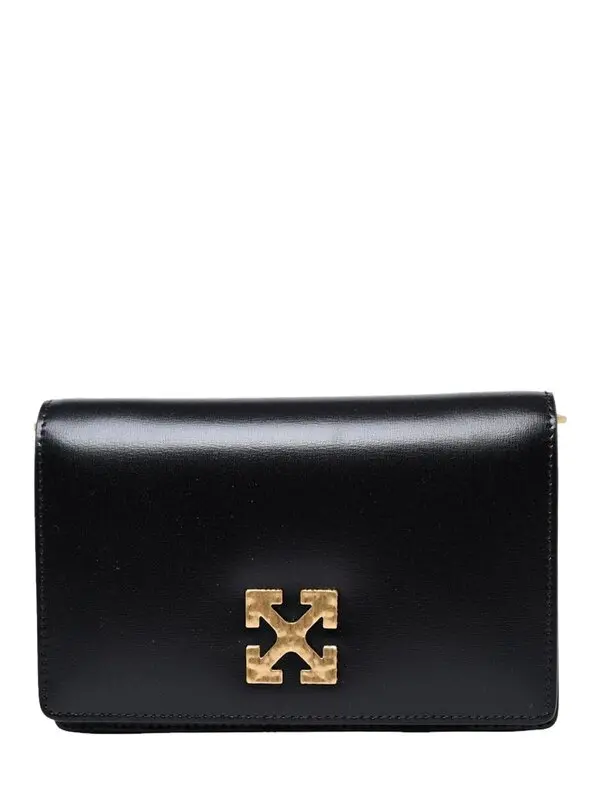 Off-White Logo Jitney 0.5 Crossbody Bag - Black