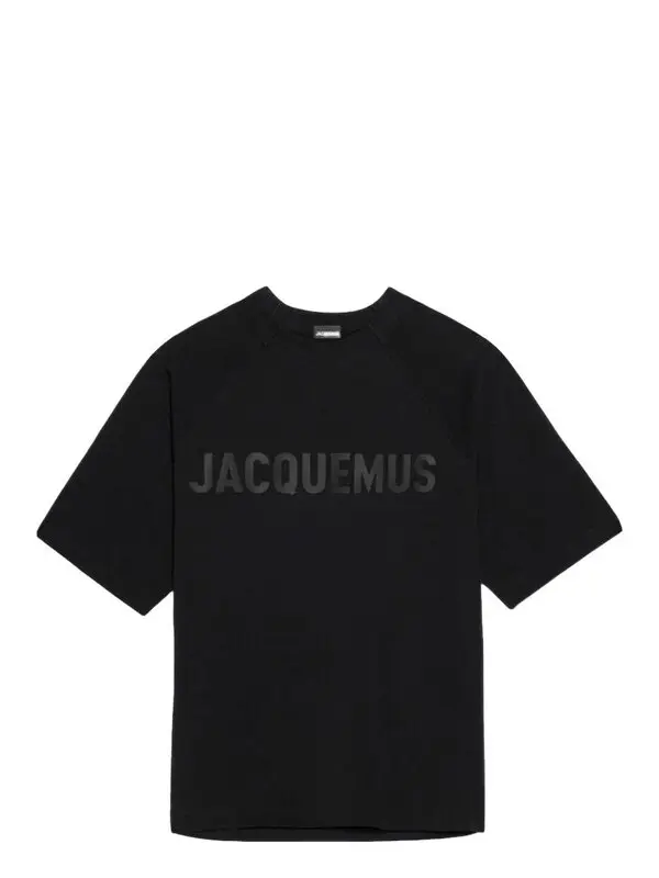 Jacquemus Typo Crewneck T-shirt - Black