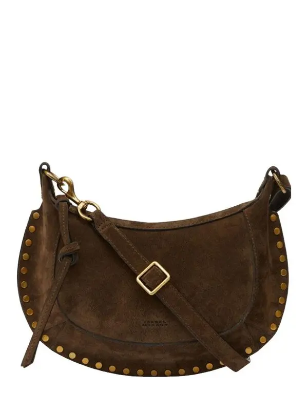 Isabel Marant Étoile Oskan Moon Zipped Medium Shoulder Bag - Bronze