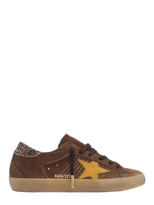 GOLDEN GOOSE Super Star Suede Sneakers - Brown