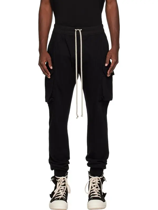 Rick Owens Cargo-pocket Track Pants - Black