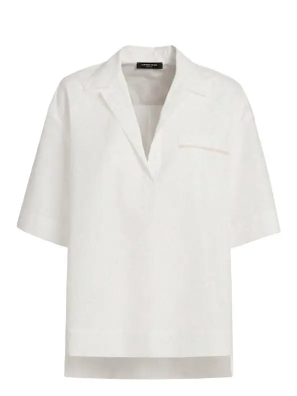 Fabiana Filippi Short-sleeved Polo Shirt - White