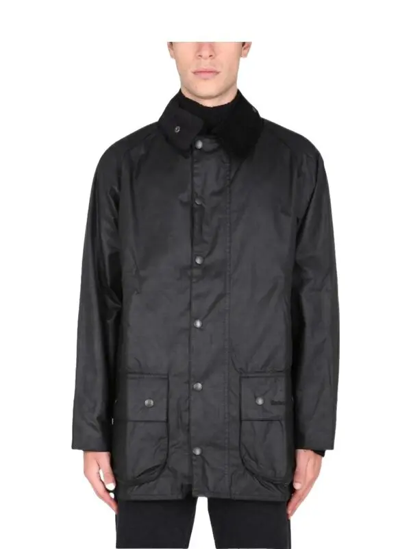 Barbour Beaufort Wax Jacket - Black