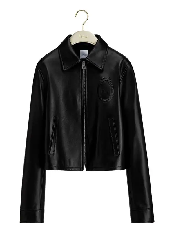 Dior Leather Médaillon Jacket - Black
