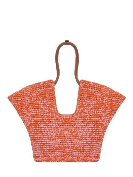 Zimmermann Goldentime Small Tote Bag - Apricot Mouline