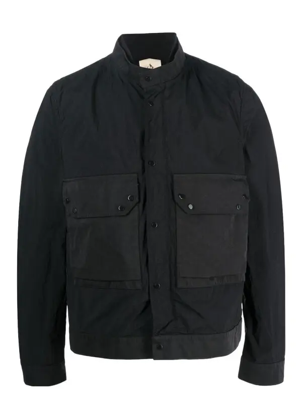 TEN C Patch-pocket Bomber Jacket - Black